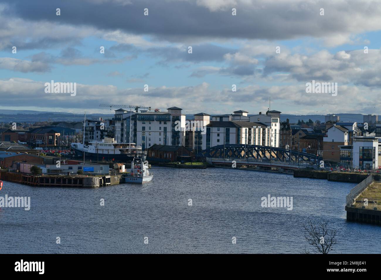 Edinburgh Scotland, UK 13 January 2023. General views of the Port of ...