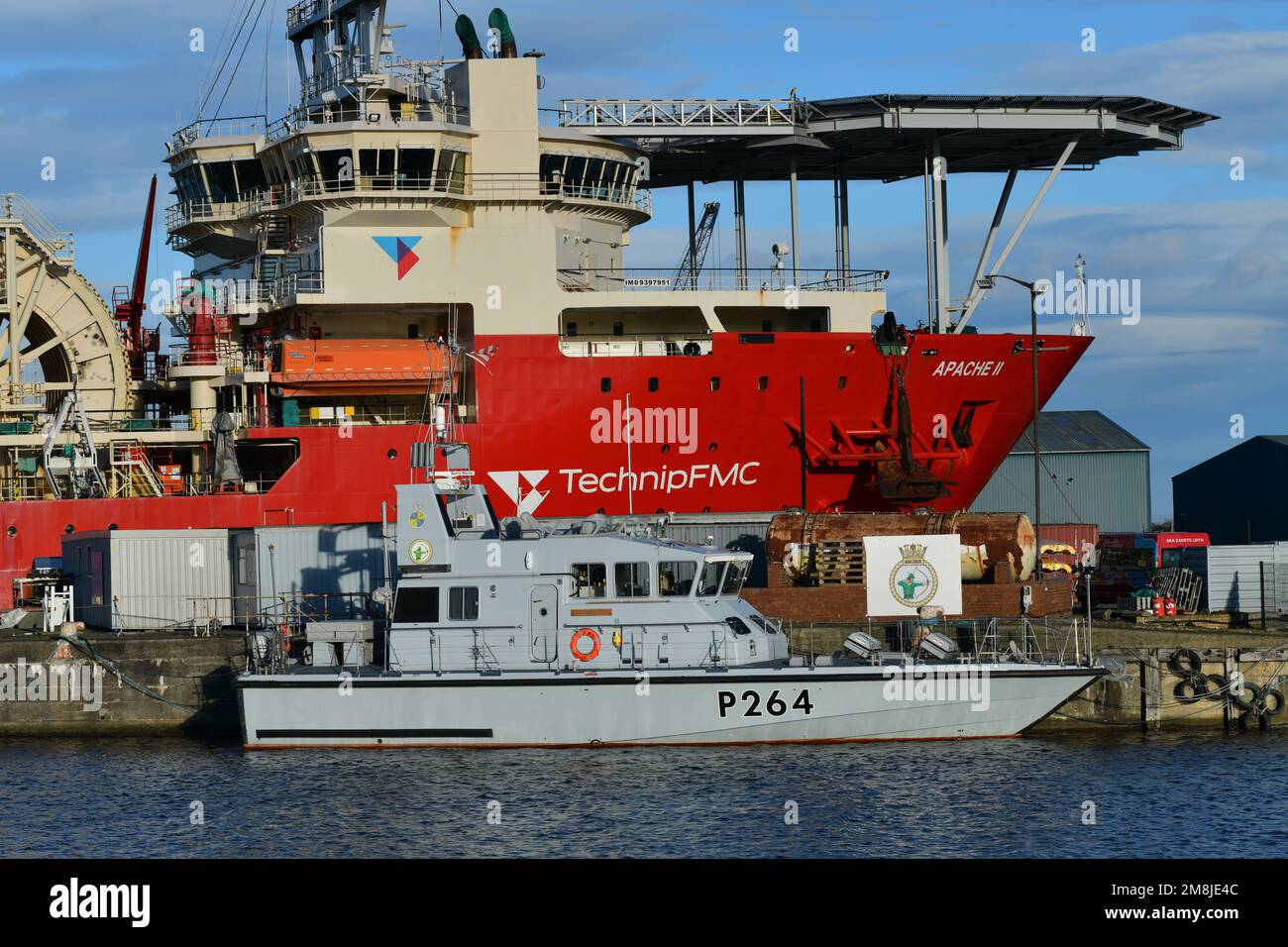 Edinburgh Scotland, UK 13 January 2023. General views of the Port of ...