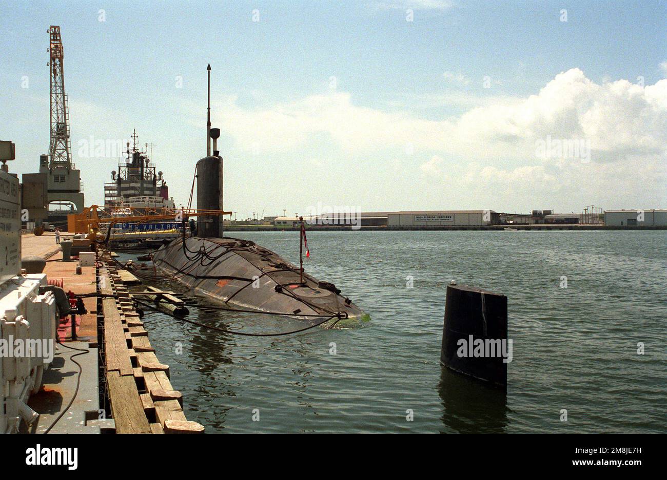 A port quarter view of the British nuclear-powered attack submarine HMS ...
