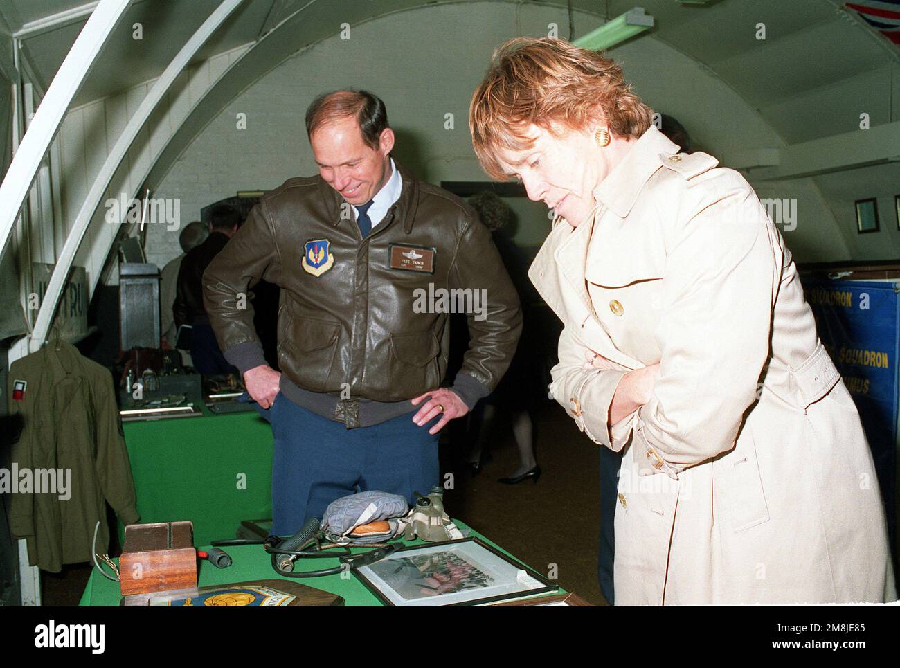 Secretary of the Air Force, Sheila Widnall visits the RAF Alconbury ...