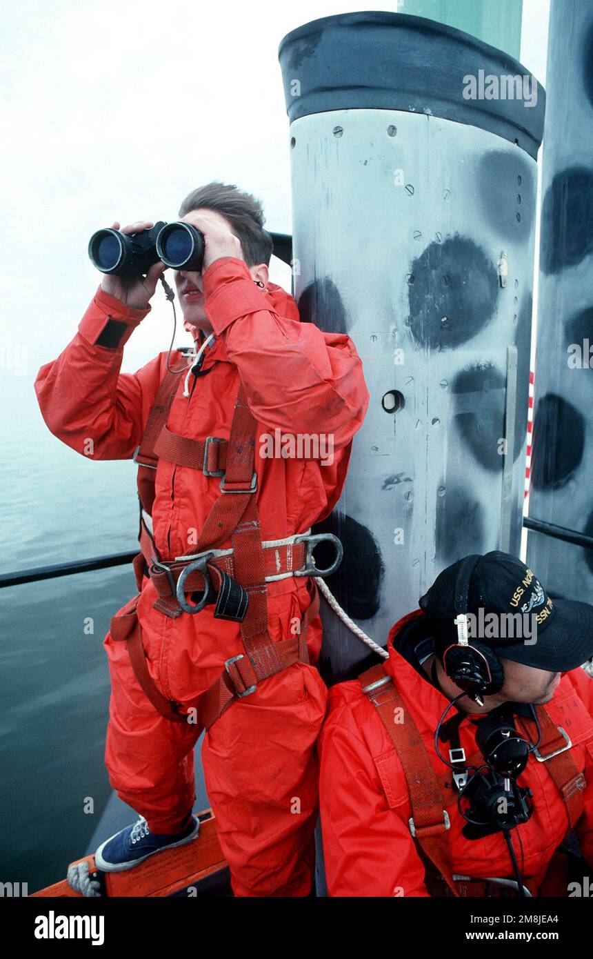 Store Keeper Second Class (SK2) David Stewart (right) and SEAMAN (SN ...