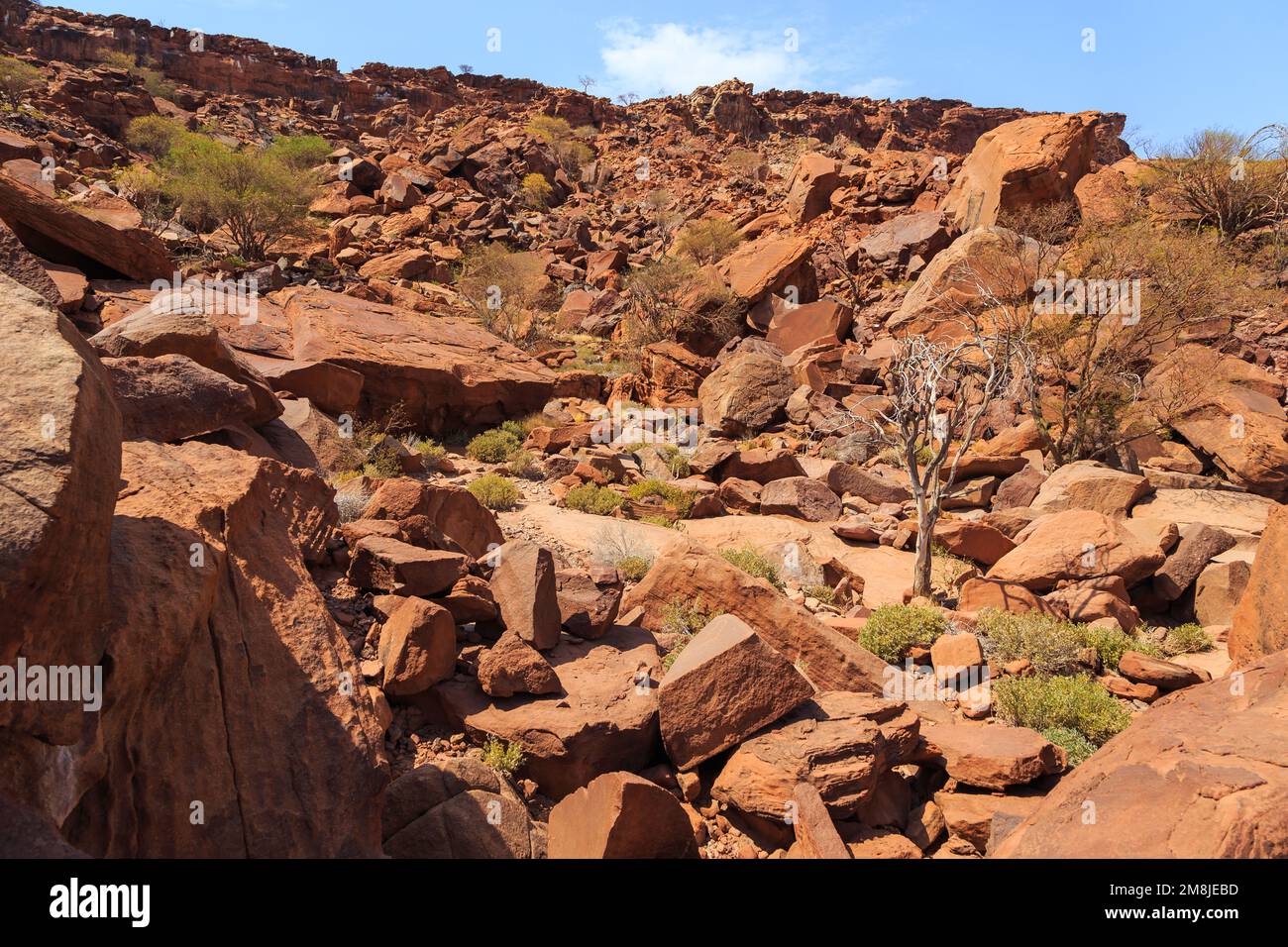 Twyfelfontein, site of ancient rock engravings in the Kunene Region of ...