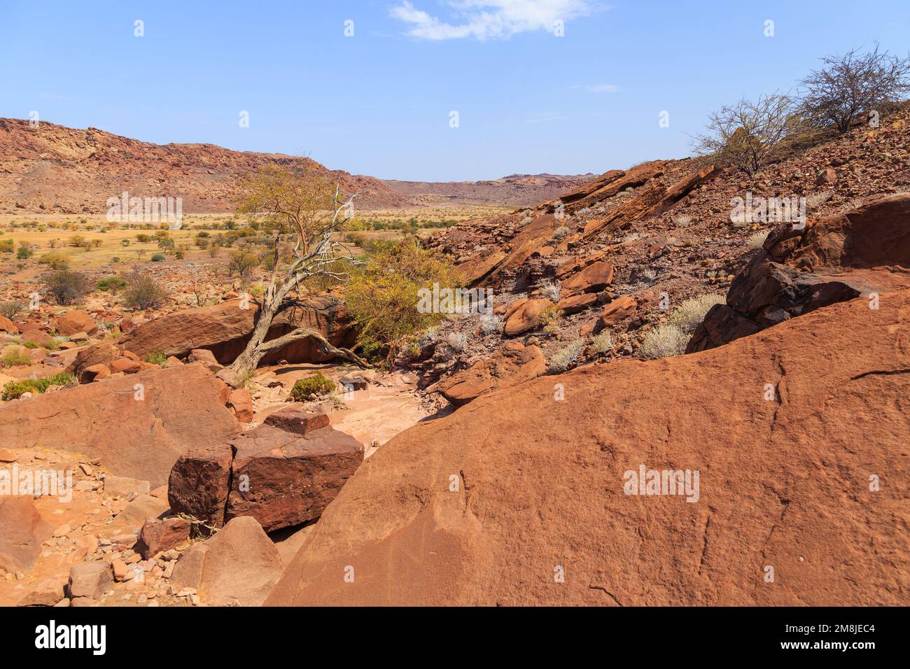 Twyfelfontein, site of ancient rock engravings in the Kunene Region of ...