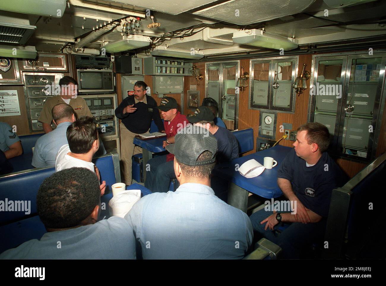 Food services representatives of the nuclear-powered attack submarine ...