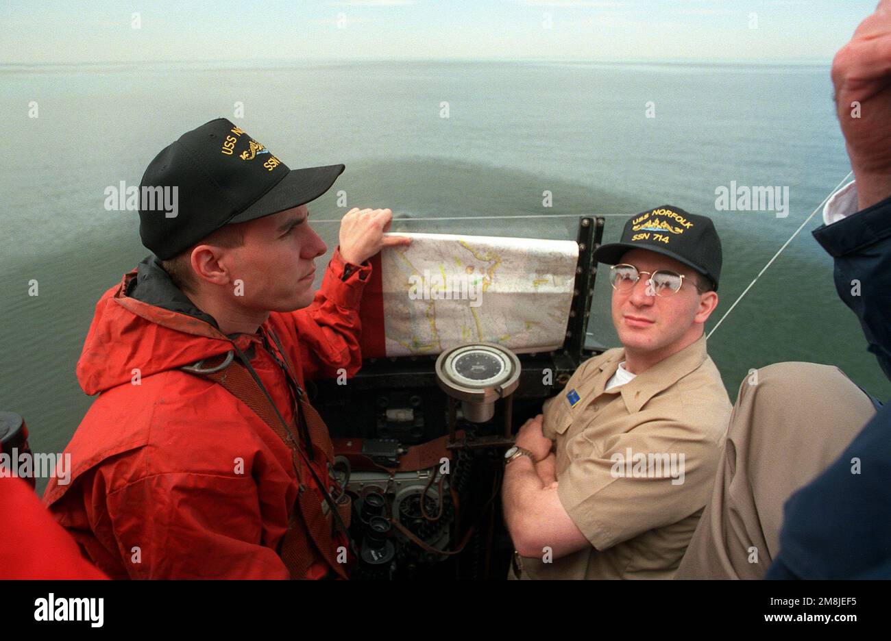 LTJG. Drew Rainer and ENSIGN Kael Murphy stand the maneuvering watch on ...