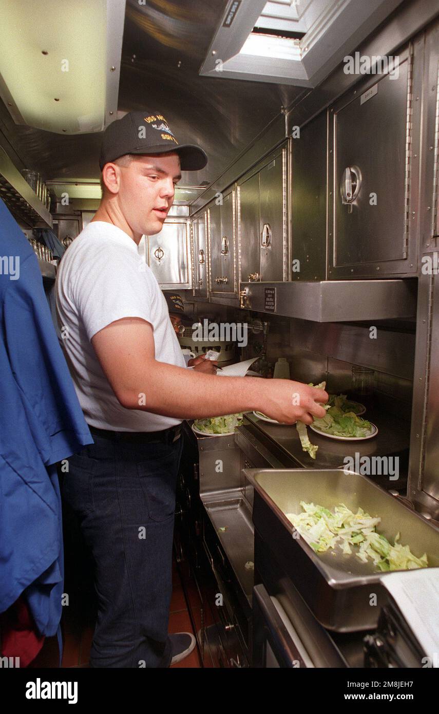 Inside Submarine Kitchen