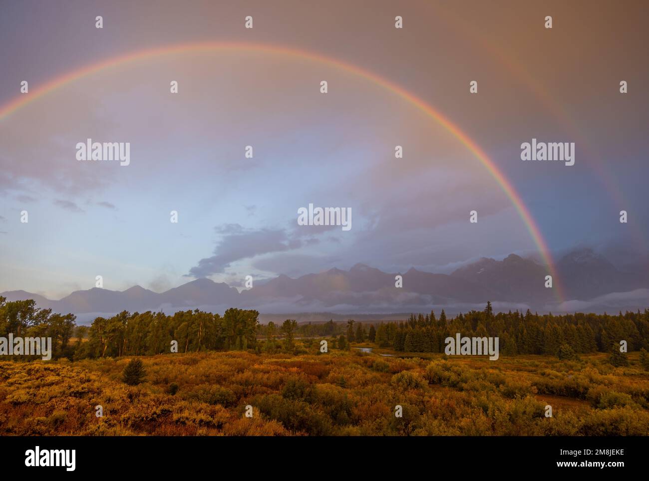 Rainbow grand teton national park hi-res stock photography and images ...