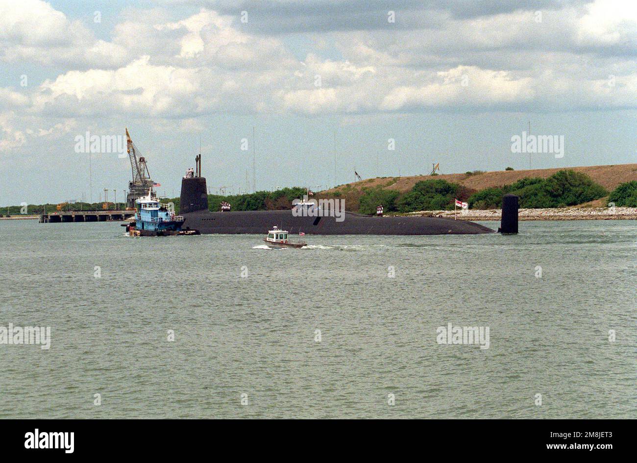 A port quarter view of the British nuclear-powered ballistic missile ...