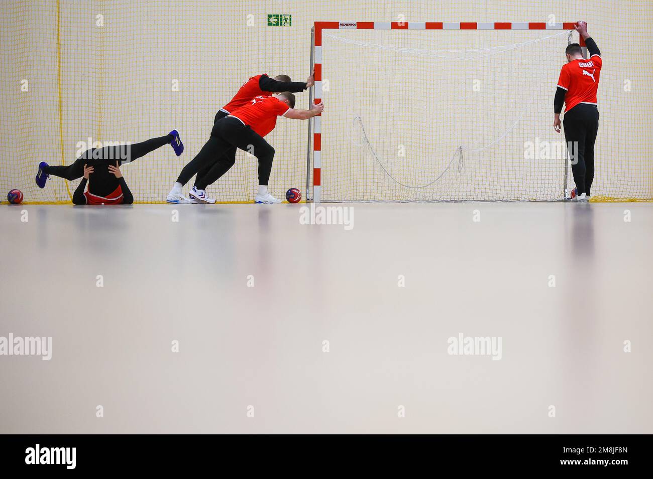 Kattowitz, Poland. 14th Jan, 2023. Handball: World Cup, before the ...