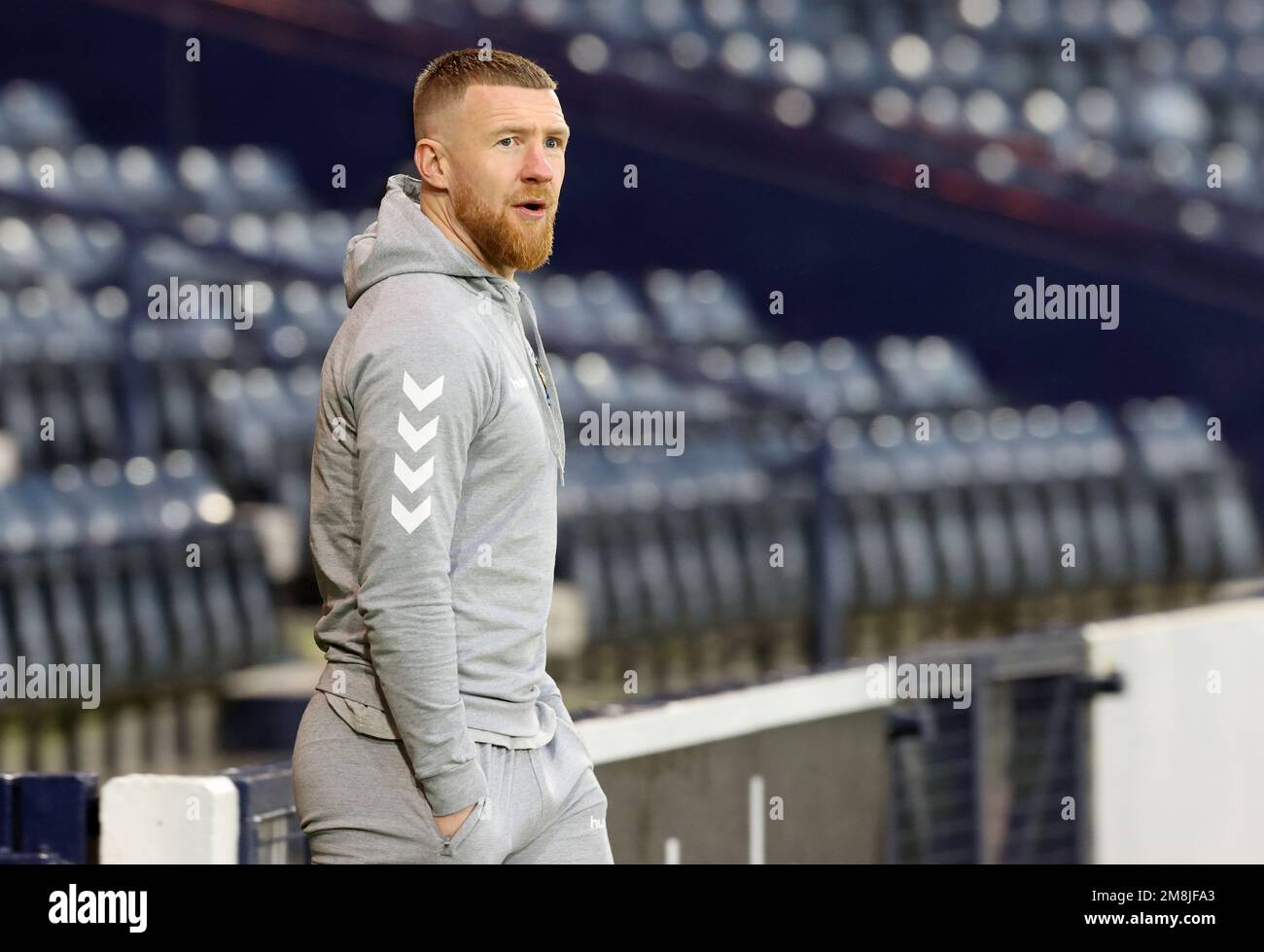 Kilmarnock's Alan Power arrives at the ground ahead of the Viaplay Cup ...