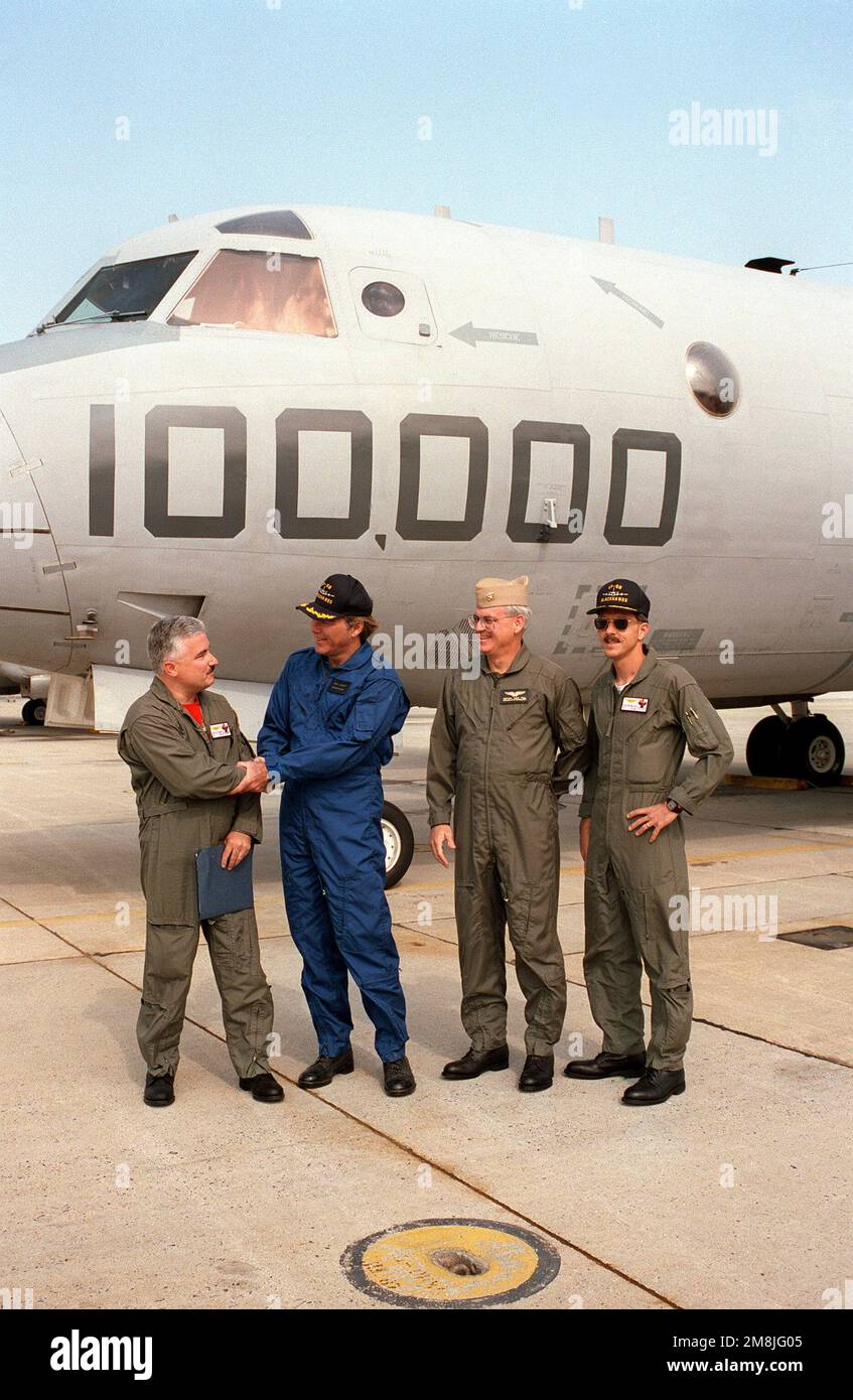 CDR. E. Bryon Fisher, Jr., commanding officer of Patrol Squadron 68 (VP ...