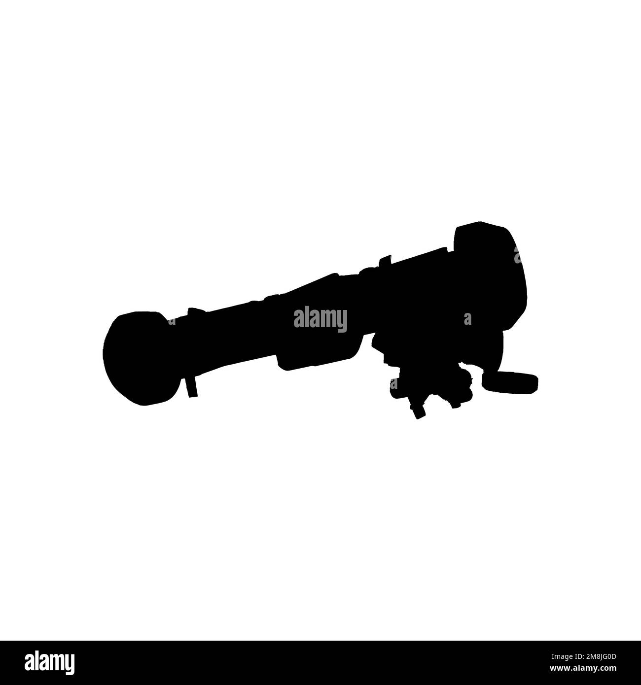 Bazooka icon. Simple style no war poster background symbol. Bazooka ...