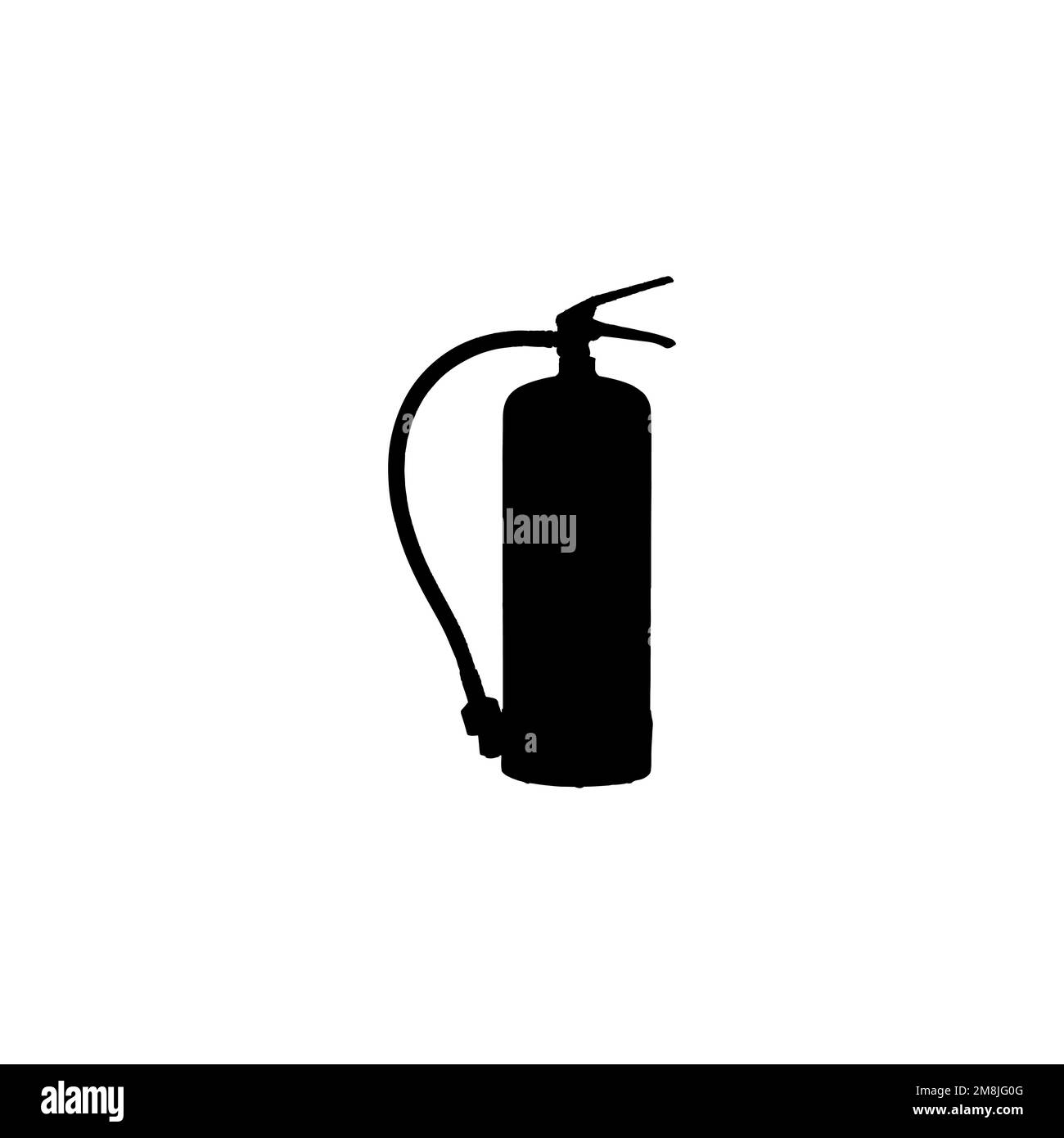 Extinguisher icon. Simple style fire emergency info poster background ...
