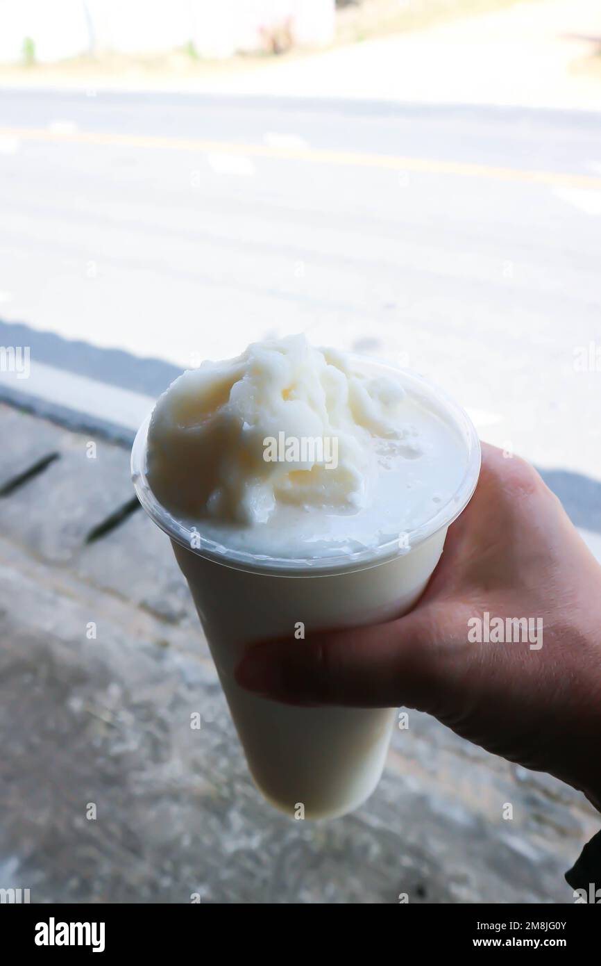 Touch milkshake hi-res stock photography and images - Alamy