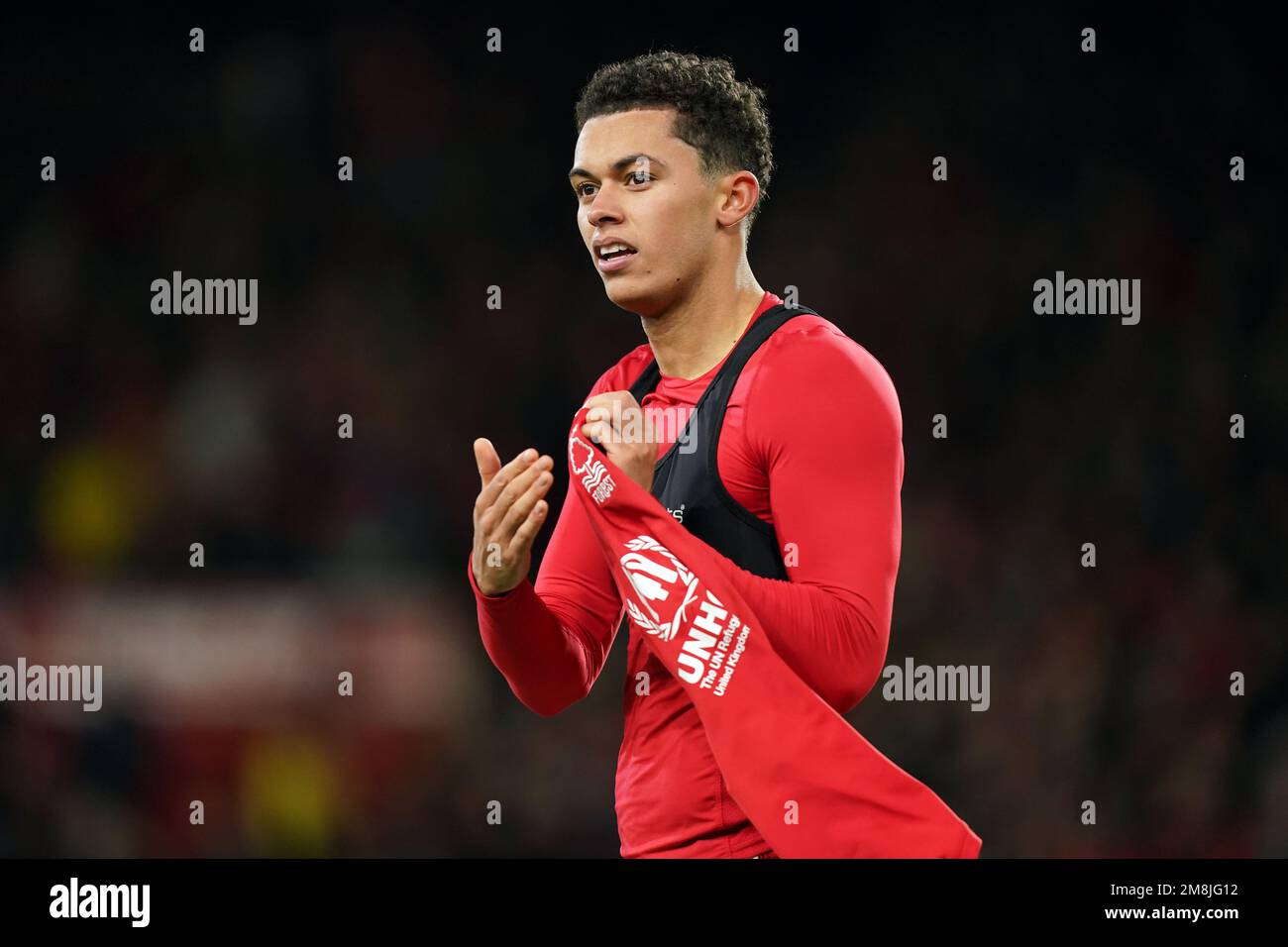 Nottingham Forest's Brennan Johnson celebrates scoring his sides second ...