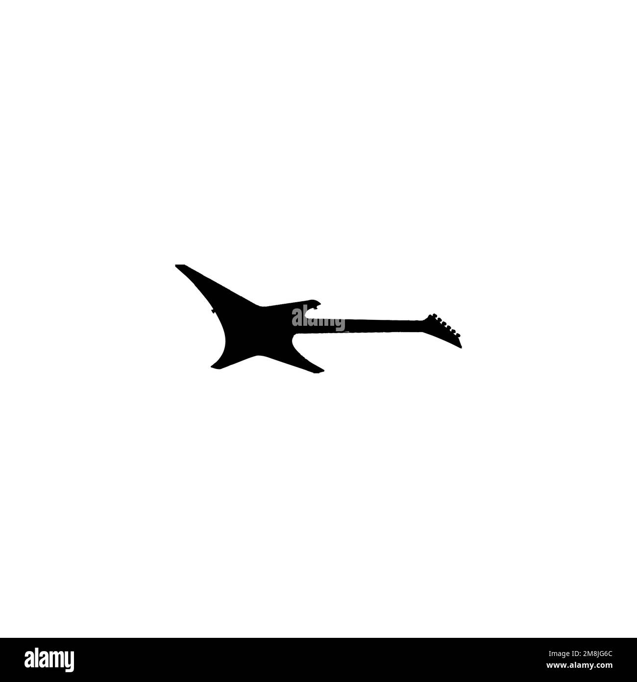 Electric guitar icon. Simple style rock music festival ticket big sale ...