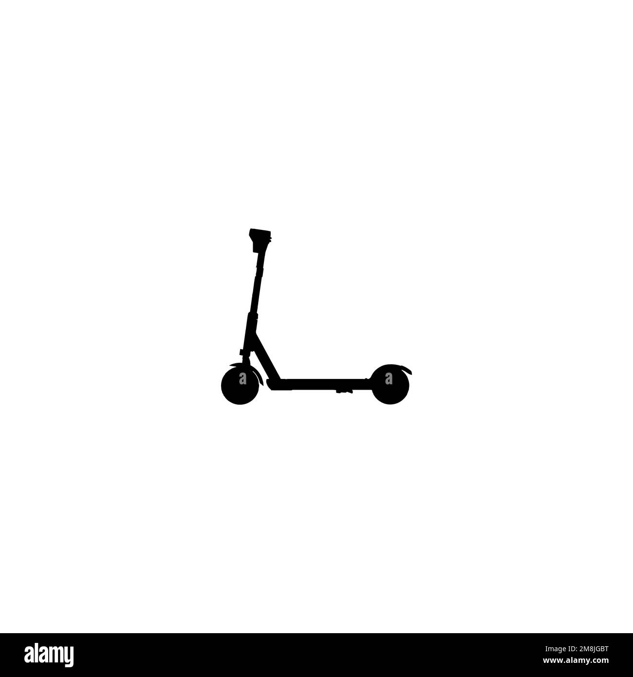 Electric scooter icon. Simple style city transport poster background ...