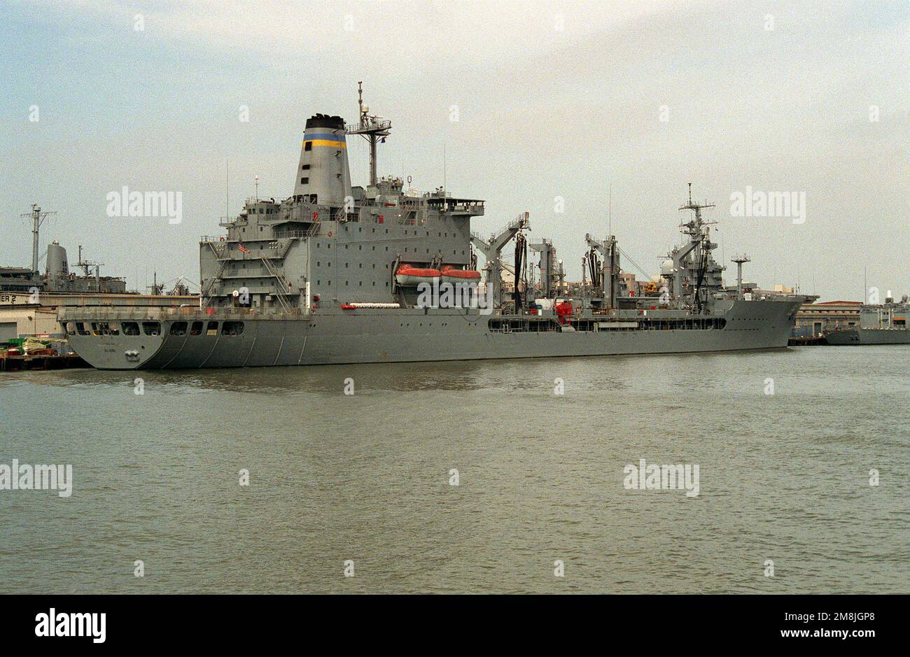 A starboard quarter view of the Military Sealift Command (MSC) fleet ...