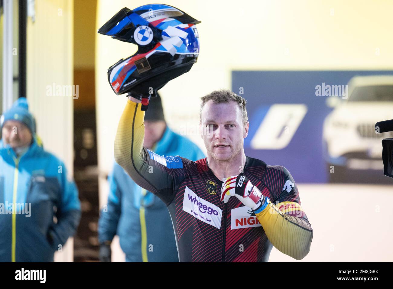 Altenberg, Germany. 14th Jan, 2023. Bobsleigh, World Cup, two-man ...