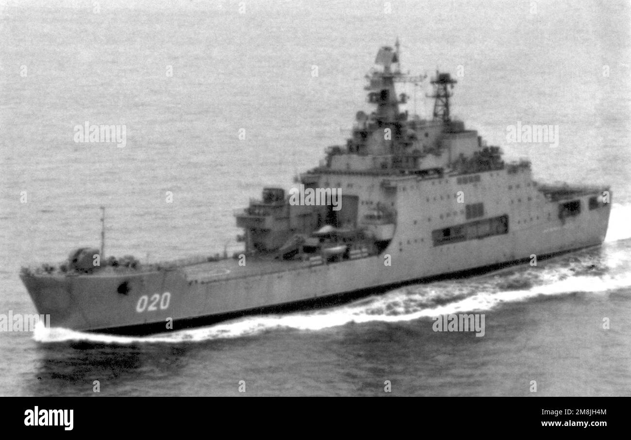 Russian Navy Northern Fleet Ivan Rogov class amphibious dock landing ...