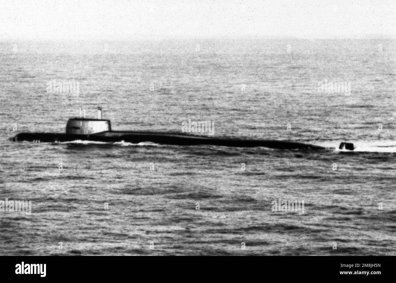 Aerial port side view of a Russian Navy Northern Fleet Yankee Notch ...