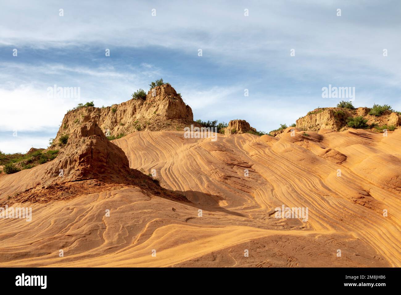 The wave valley Stock Photo - Alamy