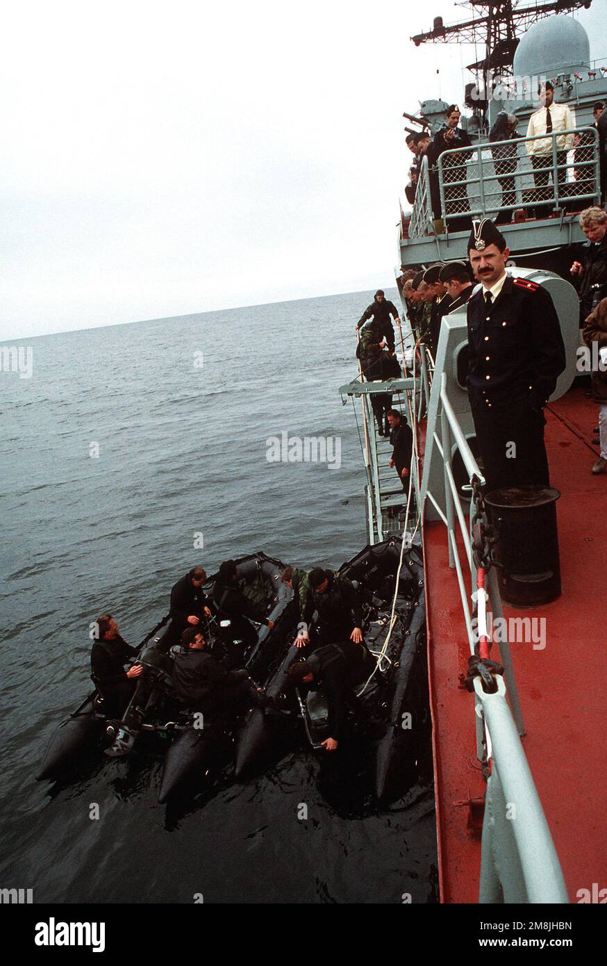 A five man unit from Seal Team 2, deployed from Naval Amphibious Base ...