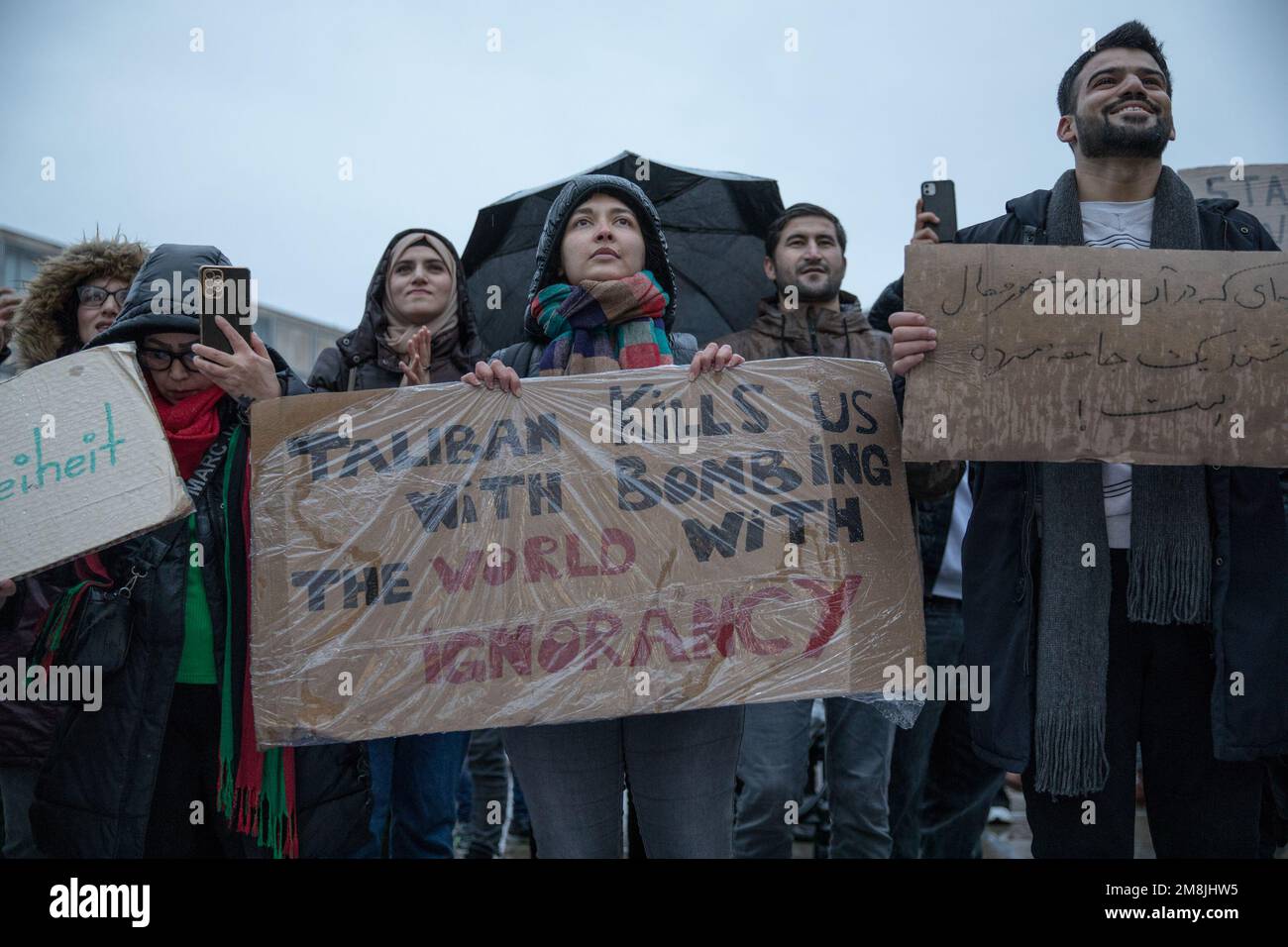 Berlin, Germany. 14th Jan, 2023. On January 14, 2023, a protest took ...