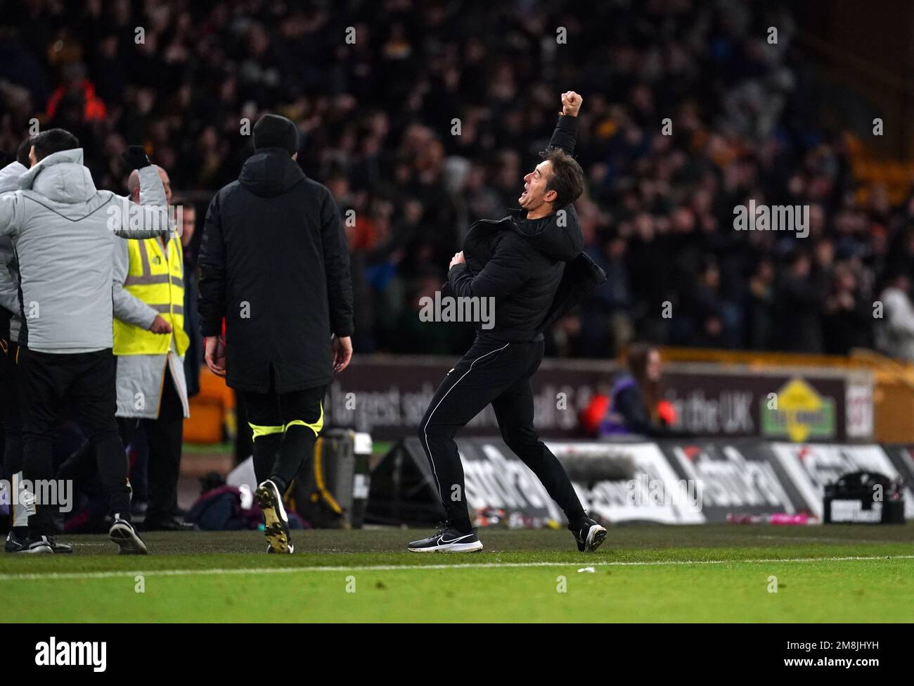 Wolverhampton Wanderers manager Julen Lopetegui celebrates victory ...