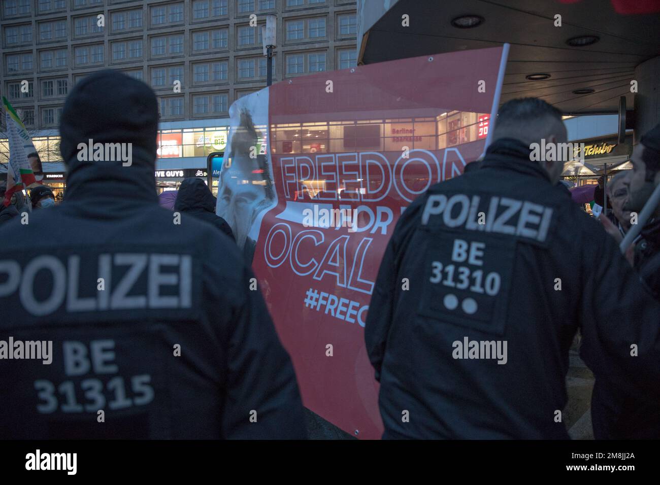 Berlin, Germany. 14th Jan, 2023. A protest began on January 14, 2023 ...
