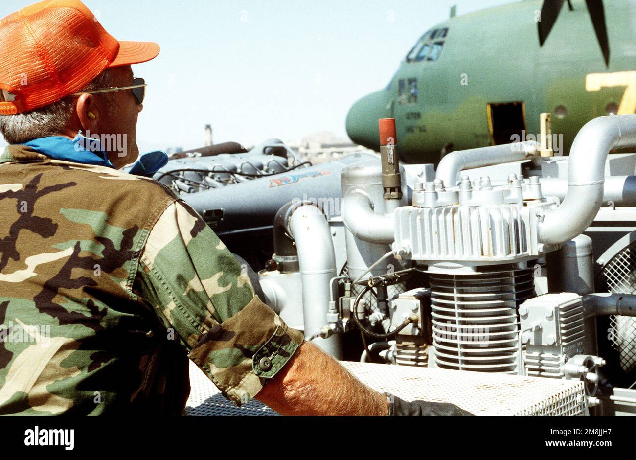 Large air compressors are used to recharge the Modular Airborne ...