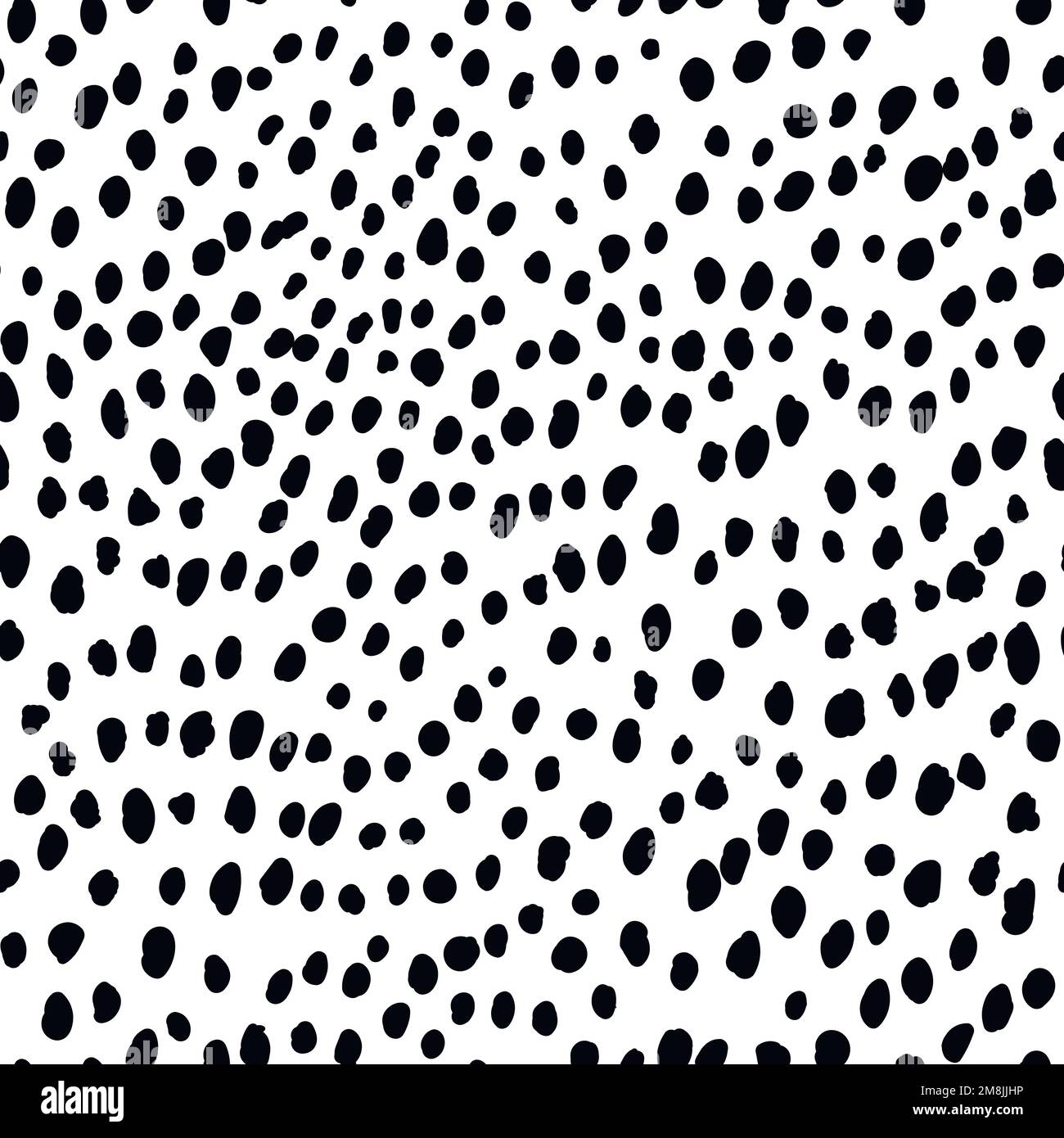 Abstract modern dalmatian fur seamless pattern. Animals trendy ...