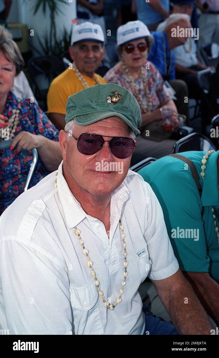Paul Dotur from Senora, California sits in the audience as part of the ...