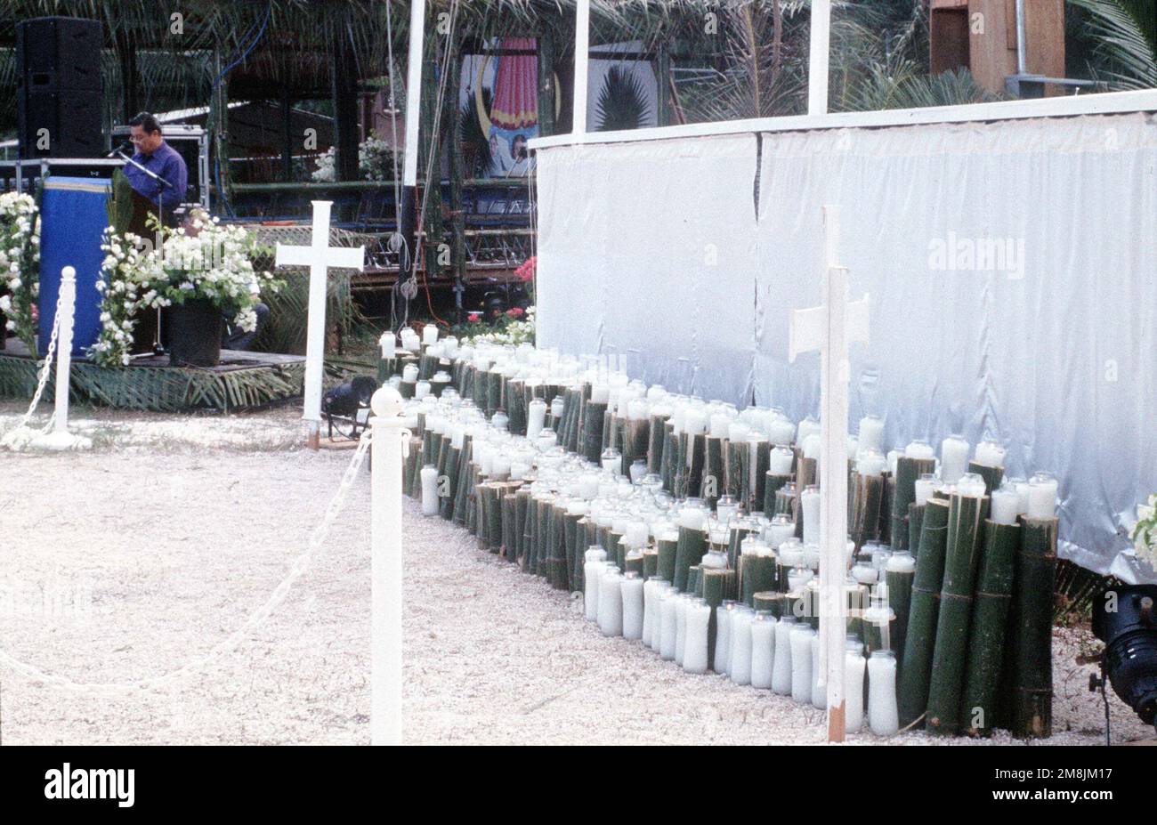 The Memorial Wall bearing the names of those who died at Manengon ...