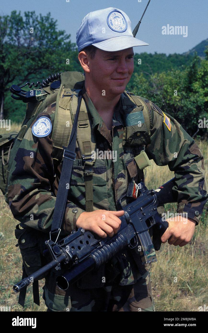 SPC William Hobbs, Alternate Radio Telephone Operator (ARTO) with the ...