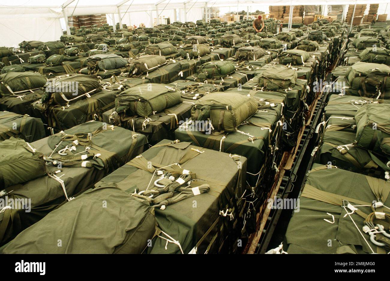 In the background U.S. Army SFC Gyula Bodnar, 5th Quartermaster DET (AS ...