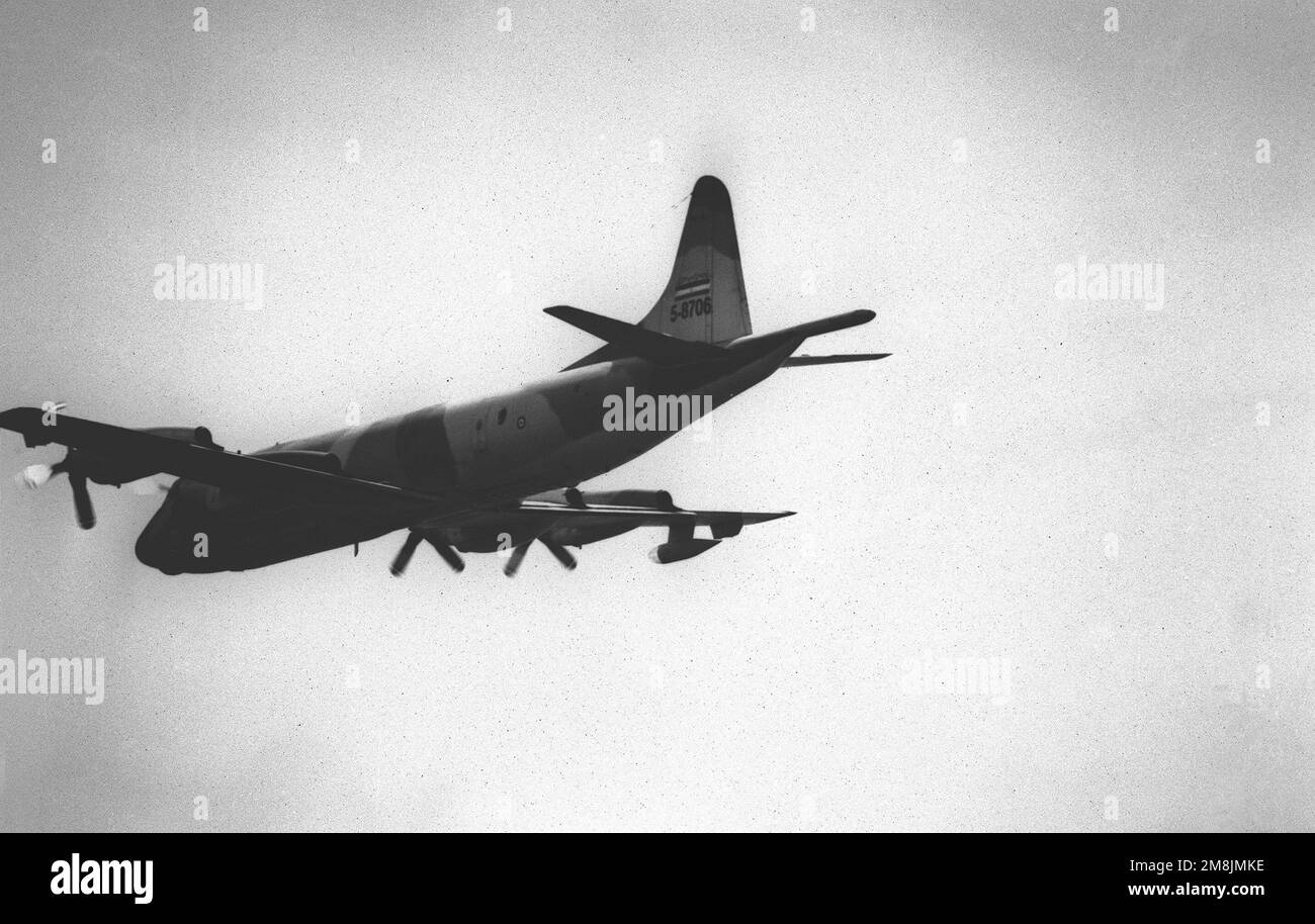 An Iranian Air Force Lockheed P-3F Orion maritime surveillance aircraft ...