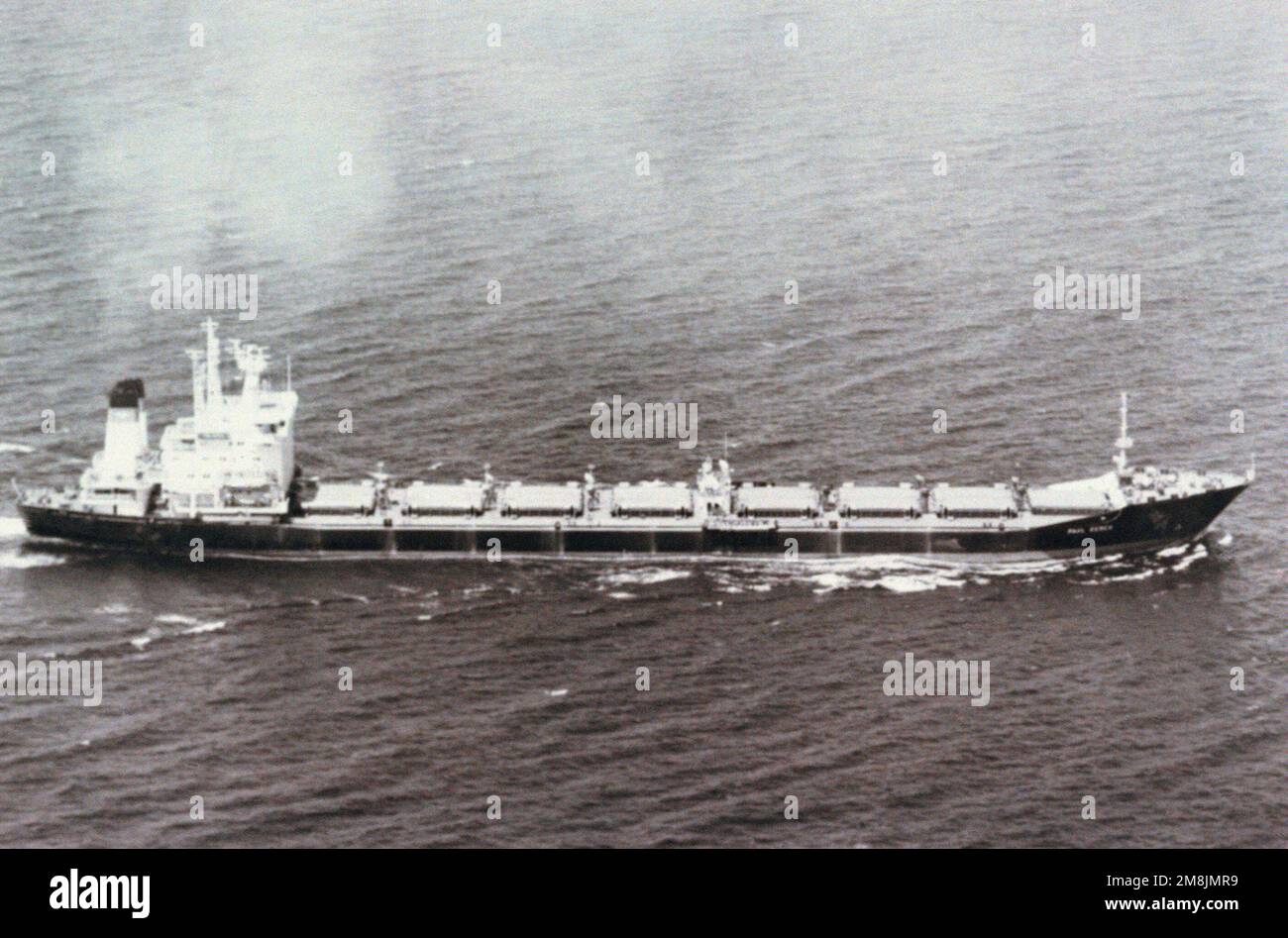 Starboard side view of the Russian bulk cargo merchant ship PAUL KERES ...