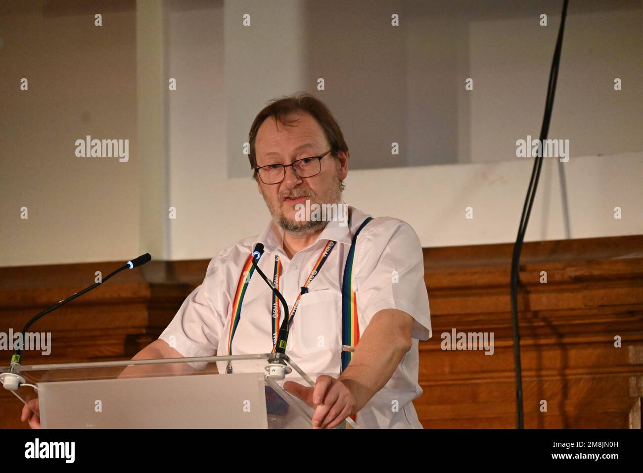 London, UK. 14 January 2023. Speaker Phil Banfield is a Chair BMA UK ...