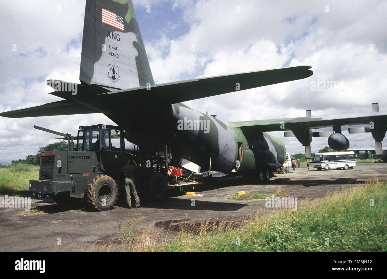 A1C Todd Rutledge, aerial port specialist from the 3rd Aerial Port ...