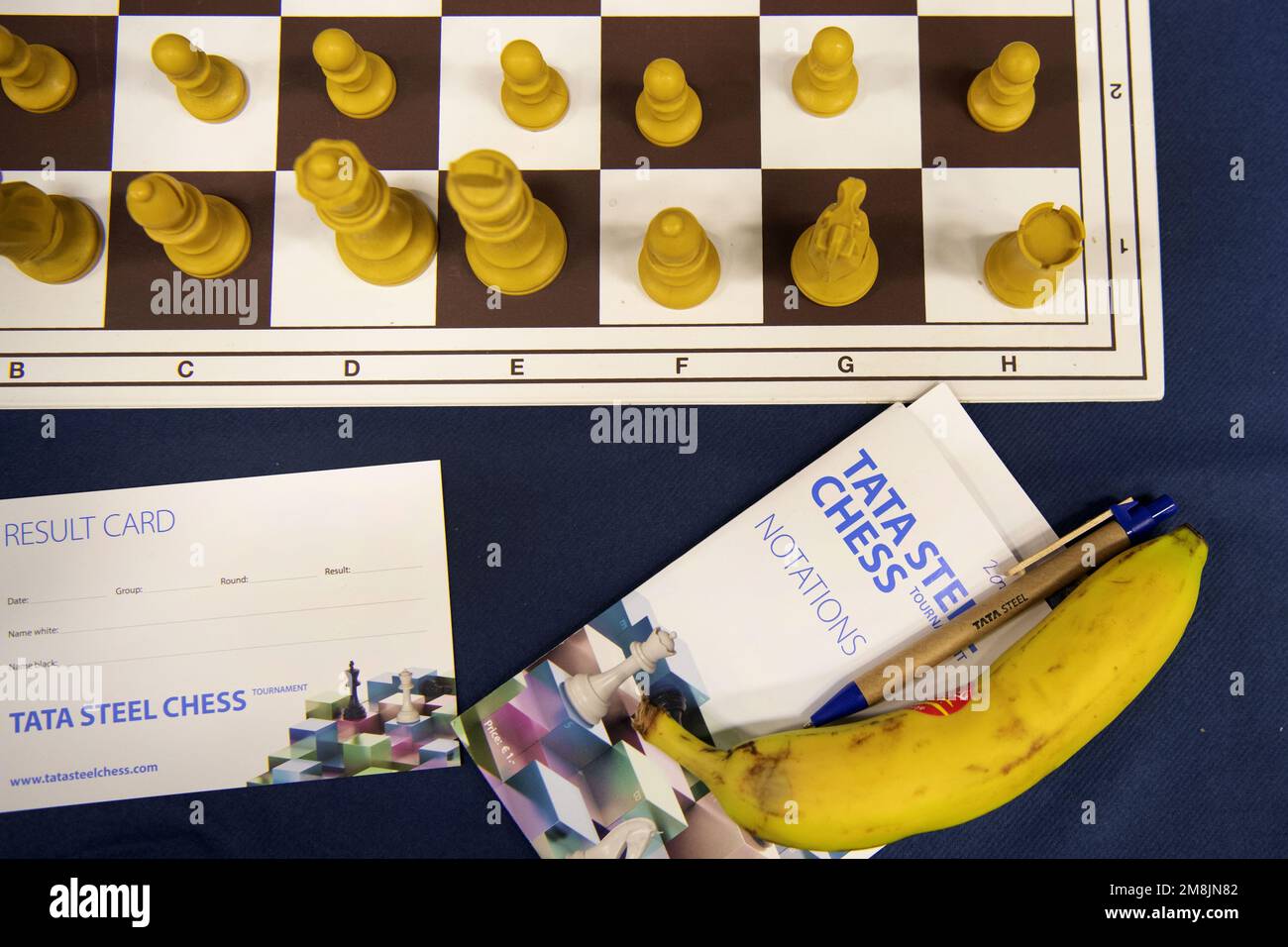 WIJK AAN ZEE - First round of the Tata Steel Masters chess tournament ...