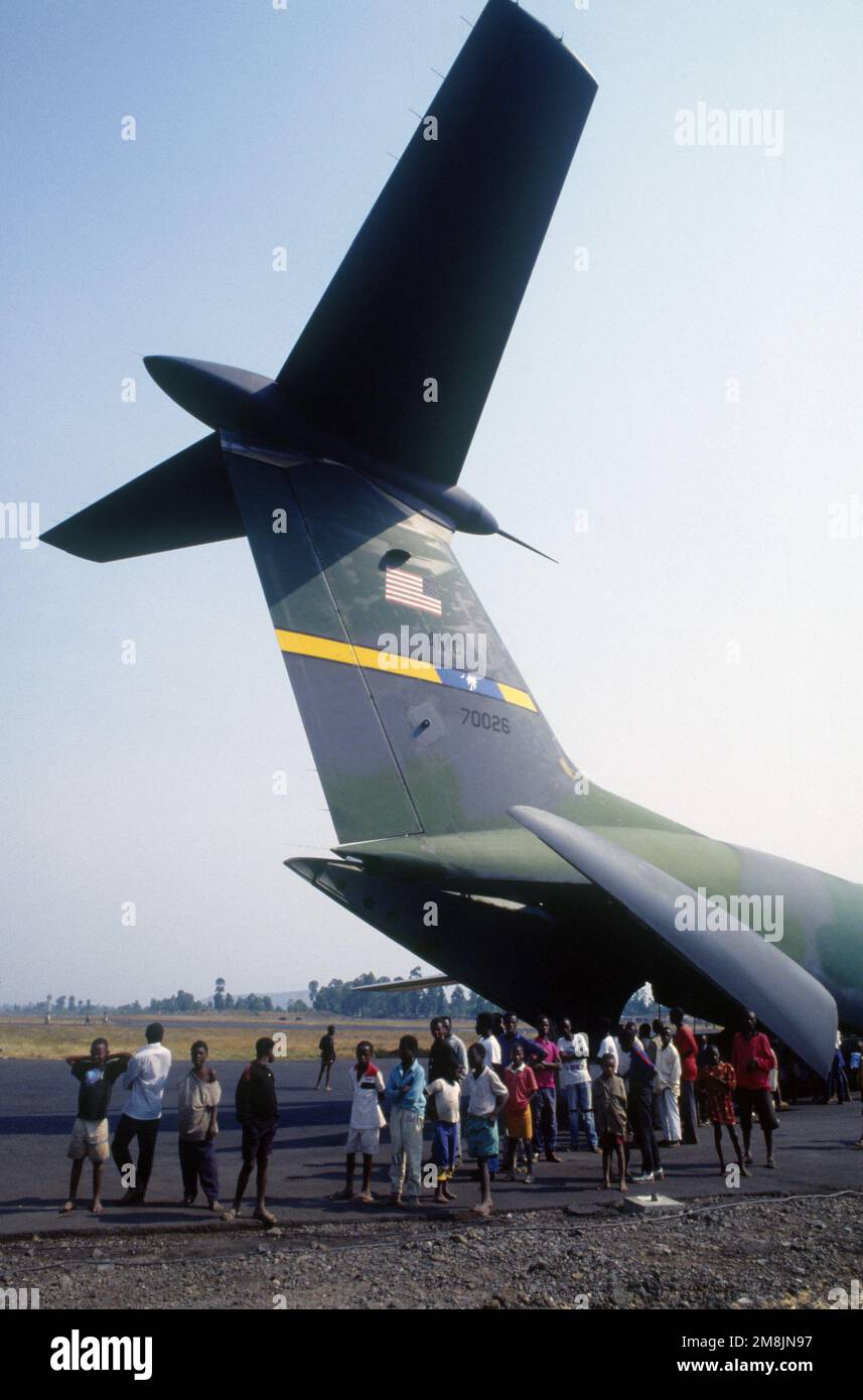 A Air Mobility Command C-141 Starlifter assigned to the 452nd Air ...