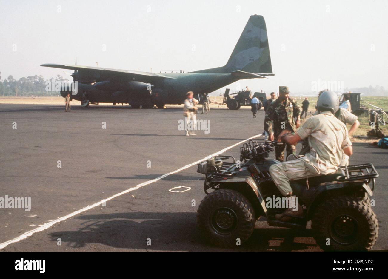 A C-130 Hercules from the 7th Special Operations Squadron (SOS ...