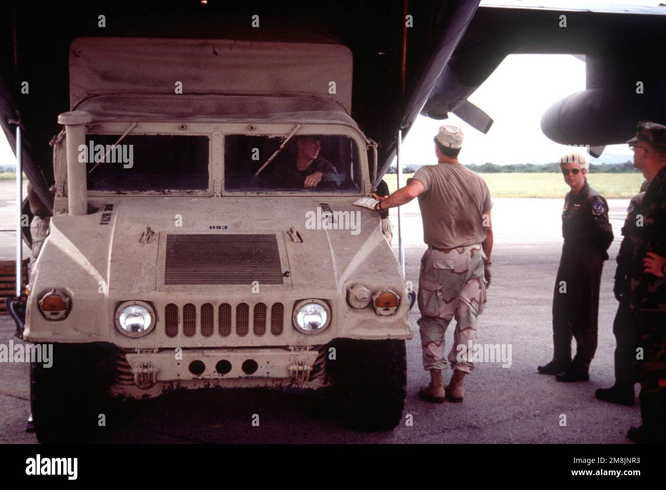 A High-Mobility Multipurpose Wheeled Vehicle (HMMWV) from the 15th ...