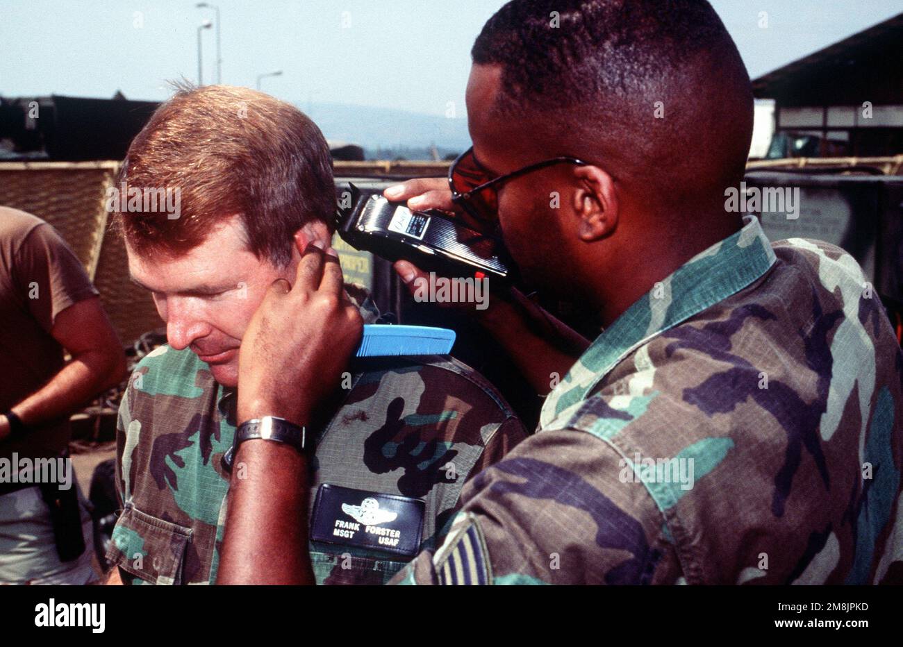 Military members strive to maintain good hygiene and standards by ...