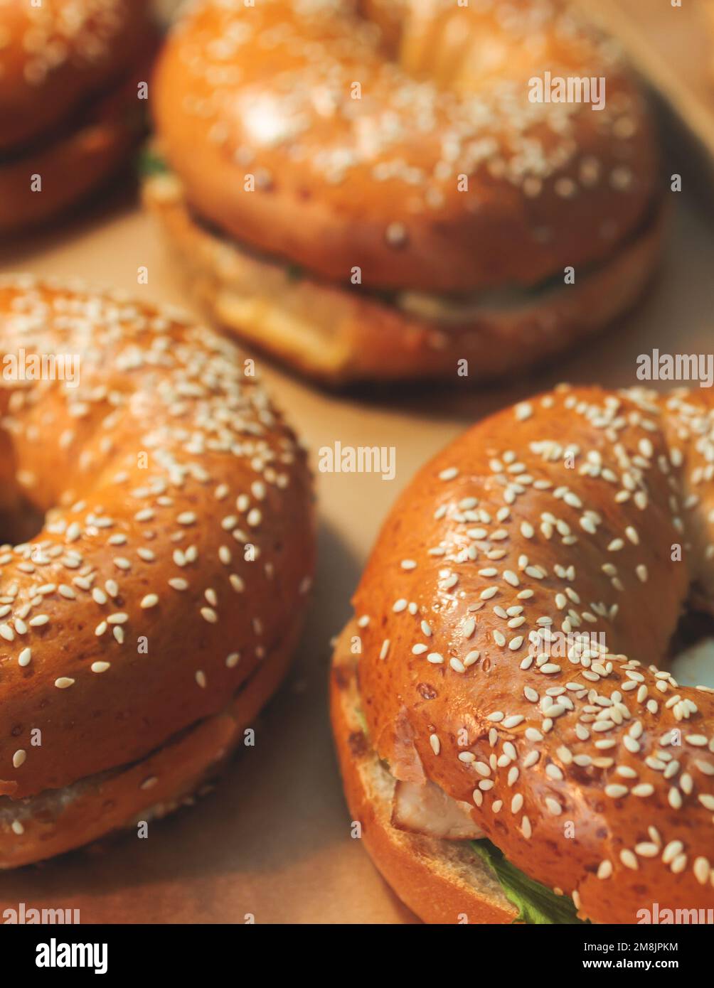 Beautifully decorated catering banquet table on event with different ...