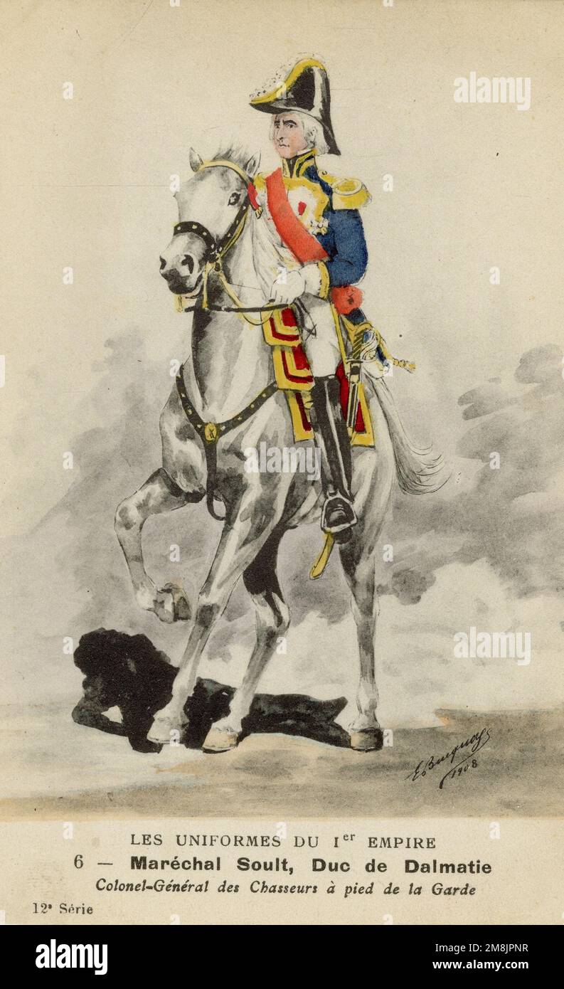général Soult, duc de Dalmatie, colonel-général des chasseurs à pied de ...