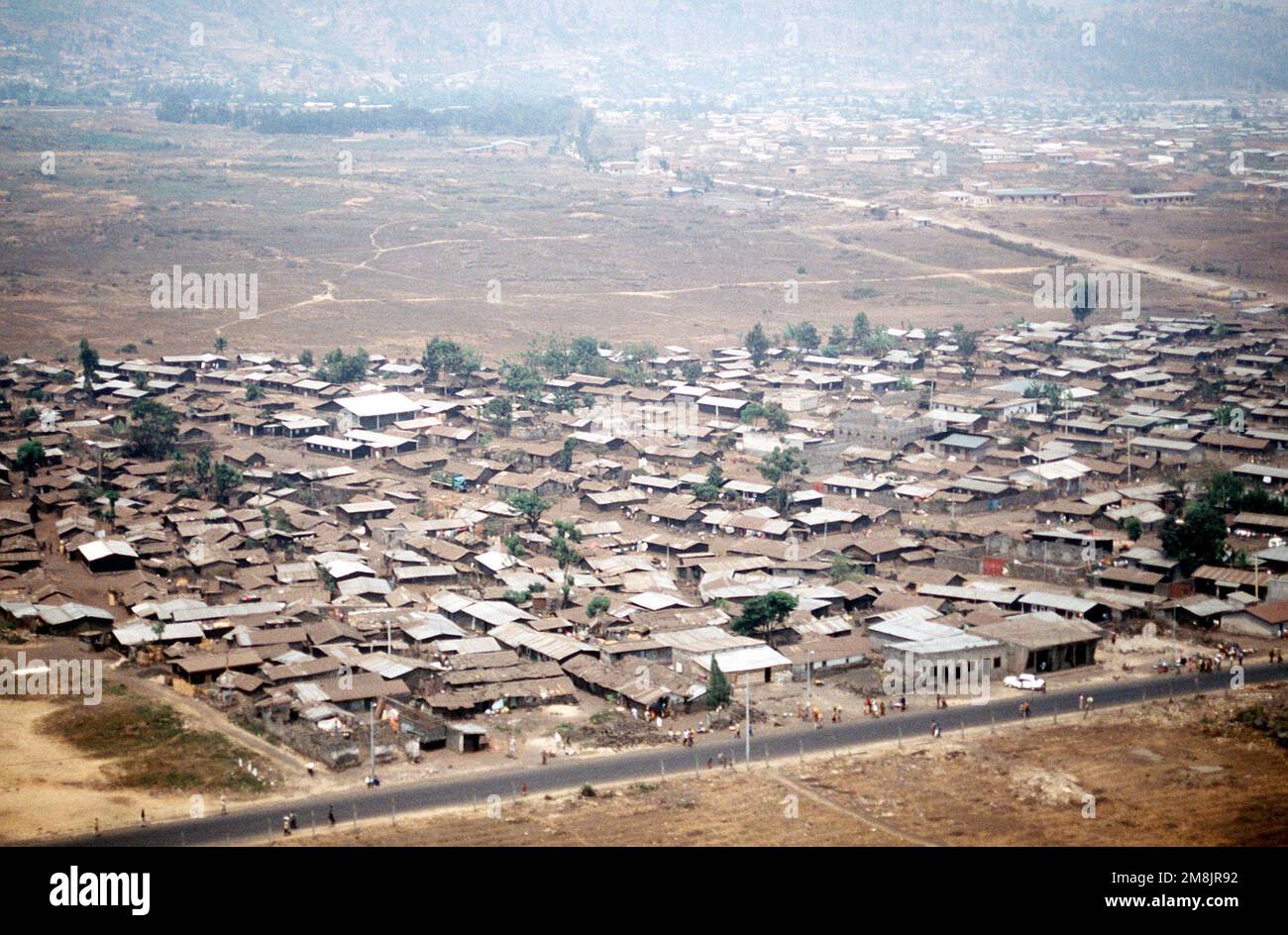 Aerial view of Entebbe, Uganda. Subject Operation/Series: RESTORE HOPE ...