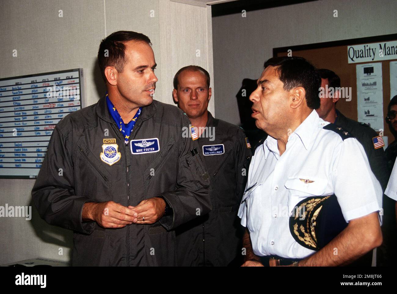 Visiting Uruguayan Air Force Commander, General Werner Maltes and ...