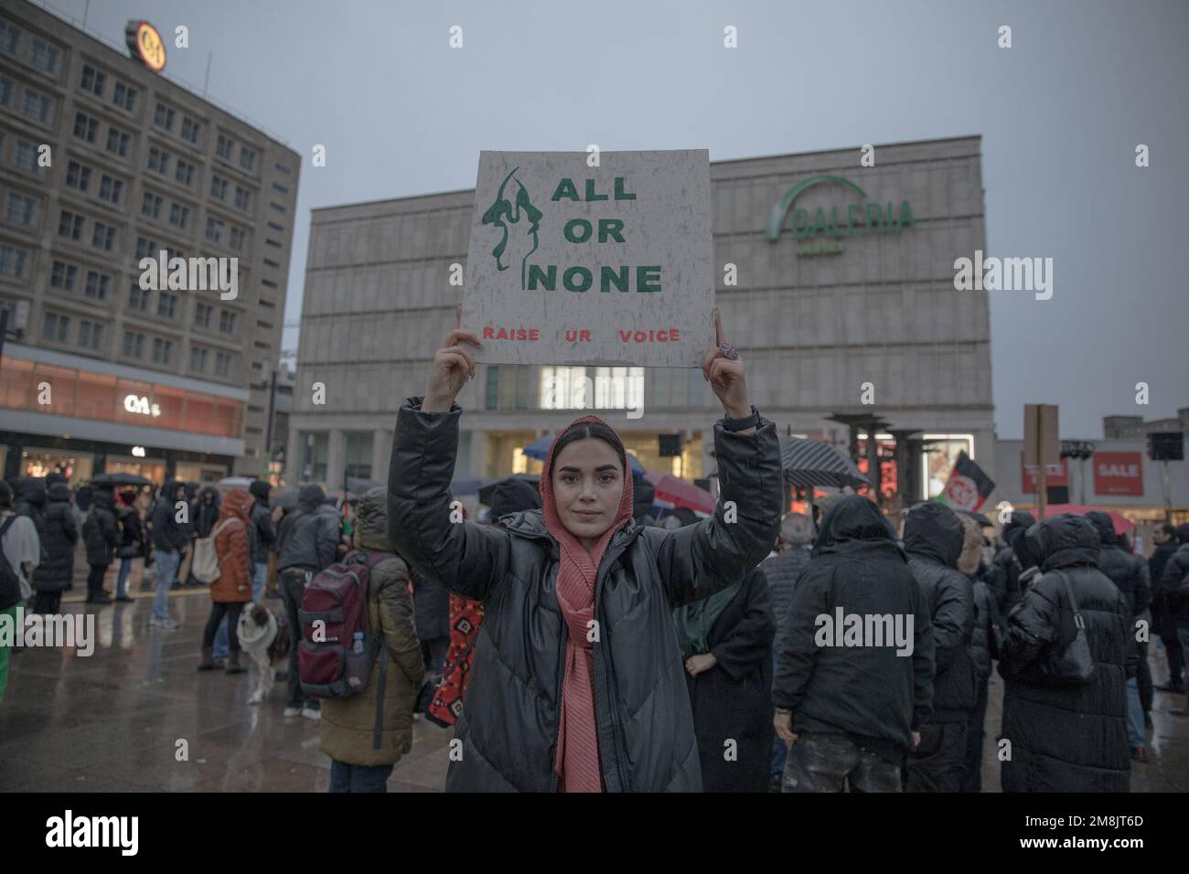 Berlin, Germany. 14th Jan, 2023. On January 14, 2023, a protest took ...